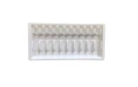 China White Water Injection Blister Packing 1mlx10 Plastic Inside Ampoule Bottle Tray for sale