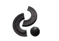 China Custom Shock Absorbing EPS EPP Foam Black Packing Lining Game Machine Foam Punch for sale