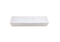 China Candy Color Clamshell Gift Box Macaron White Cardboard Packaging Gift Box Customized for sale