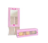 China transparent macaron case macaron blister packaging disposable macaron box bakery macaron container macaron storage box macaron carry box for sale