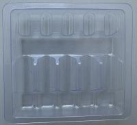 China 1ml 2ml 5ml 10ml 5-pack Ampoule Tray PET Vacuum Tray Customization for sale