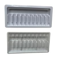 China Custom PET Ampoule Tray Water Injection Bottle Fixing Tray Customized Packaging for sale