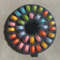 China Macaron 60 Transparent Macaron Tray Packaging Handmade Box  Chocolate Packaging for sale