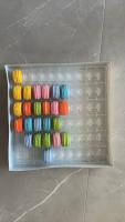 China Macaron 60 Transparent Macaron Tray Packaging Handmade Box  Chocolate Packaging for sale