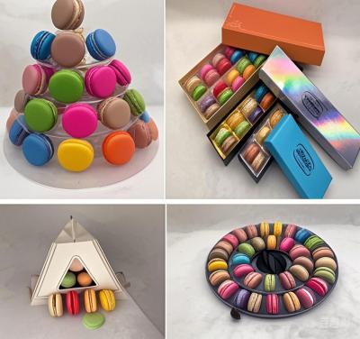 China Size The packaging should fit the size of the macarons and allow enough space for them to be placed without getting squished for sale
