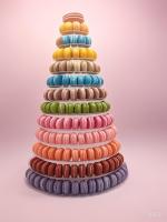 China 13-story Macaron display stand 13-story Macaron tower Macaron display stand Macaron tower for sale