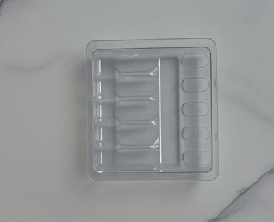 China 1ml Ampoule Blister Tray for Medicine Packaging Box with Customized Dimensions and Sample Approval for sale