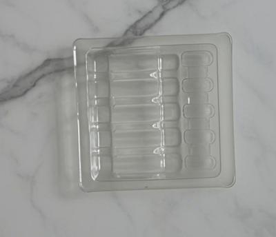 China 1ml Ampoule Blister Tray for Medicine Packaging Box with Customized Dimensions and Sample Approval for Customized Shipping for sale