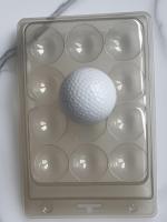 China 12 Golf Balls Transparent Packaging Plastic Box Packaging Golf Ball Packing for sale