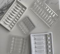 China Ampoule tray 1ml10 pieces packed with 2ml ampoule packaging 5ml ampoule packaging 10ml ampoule packaging for sale