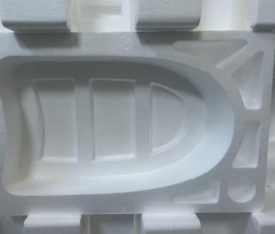 China EPS foam pad inserts white polystyrene plastic packaging custom protection material die-cut for sale