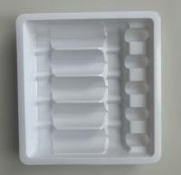 China 1ml/2ml/3ml/5ml/10ml Disposable Medical Ampoule Glass Blister Plastic Packaging Tray For Vials for sale