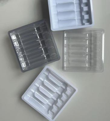 China Customized ampoule tray, pharmaceutical packaging Disposable blister 5ml ampoule packaging 5ml pharmaceutical packaging 5ml for sale