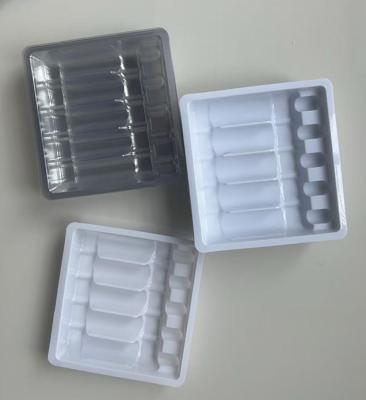 China Customized Ampere Bottle 1ml Packaging 2ml 5ml 10ml Ampere Bottle Packaging Tray Medicine Packaging Box for sale