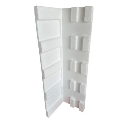 China EPS packaging protection fragile products foam packaging report foam corner protection for sale