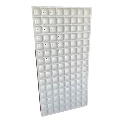 China Collision Resistant EPS 120 Hole Foam Seedling Tray Customized Plant Cultivation Tray for sale