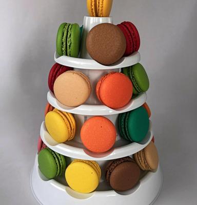 China Durable Fresh Macaron Packaging Box Premium Gift Box 6 Pieces Of French Sandwich Cookie Baking for sale