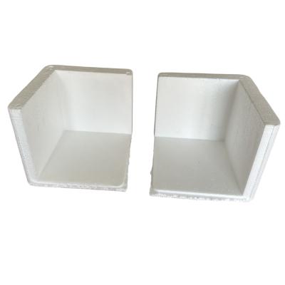 China EPS (expanded polystyrene) foam corner protection customized electronic products, doors, windows, glass mirrors and other fragile products, right angle protection for sale