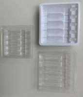 China Shock-proof Non-toxic 1ml~10ml PET Ampoule Water Injection Tray for sale
