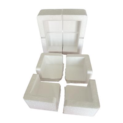 China EPS foam corner furniture glass panels and electronic equipment corner packaging customized for sale