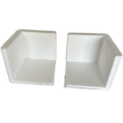 China Customized Protection Of Right Angle Parts EPS Foam Corner Protection Furniture Glass Plate Electronic Equipment for sale