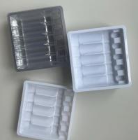 China PVC PET Box Holder Water Injection Tonetto Ampoule Oral Liquid Powder Injection Blister Packaging Medicine Packaging Plastic Tray for sale