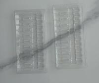 China Oral Liquid Blister Inner Support Ampoule Bottle Injection Plastic Tray Blister Inner Support Packaging for sale
