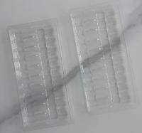 China 10 Ml 10 Pieces Of Oral Liquid Porcelain White Tray Manufacturers Supply Oral Liquid Inner Tray Transparent Blister Plastic Inner Tray for sale