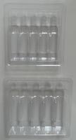 China PET Polyethylene Terephthalate Ampoule Tray Customization Wholesale 1ml 2ml 5ml 10ml Water Injection Ampoule Tray Customization for sale
