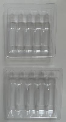 China PET Polyethylene Terephthalate Ampoule Tray Customization Wholesale 1ml 2ml 5ml 10ml Water Injection Ampoule Tray Customization for sale