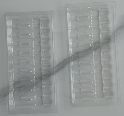 China Water-light Needle Glass Bottle Blister Packaging Xieling Bottle Plastic Inside Lyophilized Powder Injection Tray Oral Liquid Ampoule for sale