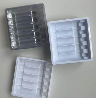 China Custom 10ml Ampoules Inside Water Needle Lined Medicine Packaging Box With Xialin Bottle Injection Blister Packing Box for sale