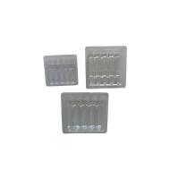 China Customized Blister Tray Packaging For Water Injection 1ml 2ml 5ml 10ml PET Ampoule Tray for sale