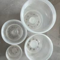 China Transparent Orchid Pot With UV Resistant Coating for sale