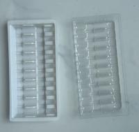 China Wholesale PVC Plastic Trays For 1 Ml Of Water Needle Vacuum Forming Inner Tray For Medicine for sale