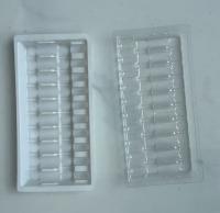 China 5ml 10-Ampoule Bottle With Water Light Injection Vaccine Waist Support Plastic Outer Packaging 5ml Medical Blister Box for sale