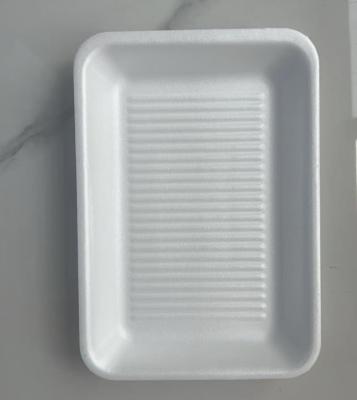 China Disposable Black Plastic Pallets For Fresh Produce In Supermarkets Food-Grade Rectangular Disposable Plates For Vegetables And Fruits for sale