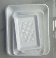 China Wholesale White Disposable Fresh Fruit Trays Thickened Commercial Supermarket Pork And Vegetable EPS Blister Packaging Boxes for sale