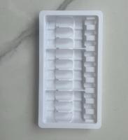 China Customized 10 plastic inner supports for 2ml ampoules, 2 sets of 10ml water injection liquid oral liquid syringe trays, and blister boxes for plastic trays for sale