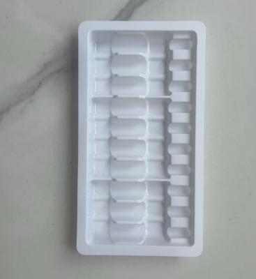 China Customized 10 plastic inner supports for 2ml ampoules, 2 sets of 10ml water injection liquid oral liquid syringe trays, and blister boxes for plastic trays for sale
