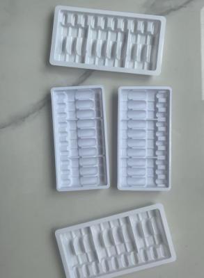China Customized production of 2-milliliter 10-dose vial plastic trays (PET trays), ampule bottle trays. Welcome to inquire. for sale