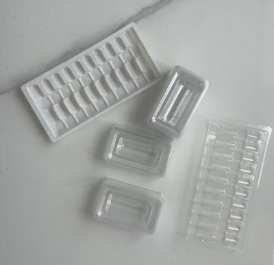 China 2ml Vial Packaging Tray 10-Piece Custom Cardboard Medicine Box for sale