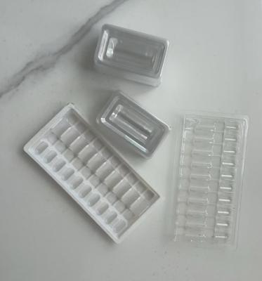 China 1ml 2ml Custom Plastic Ampoule Tray for Pharmaceutical Packaging for sale