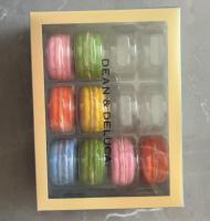 China Eco-Friendly Transparent Macaron Packaging with Custom Printing for Display Stand and Gift Box for sale