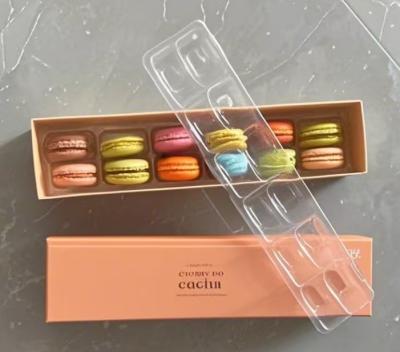 China Customized macaron gift box packaging, customized macaron paper box packaging, customized macaron plastic packaging for sale