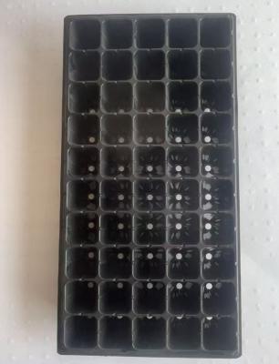 China 2mm thick 50-cell Plastic Seedling Tray for Forest Trees - Aging Resistant and Durable for sale