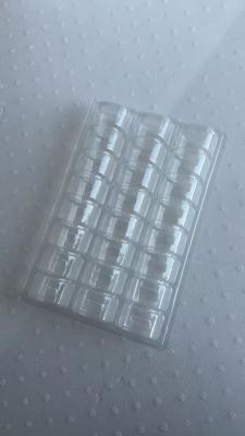 China 24 Cavities Macaron Packaging Tray with Food Grade PET and Reusable Design for sale