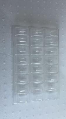 China 24 Cavities Macaron Tray with Food Grade PET Material for Reusable Macaron Packaging for sale