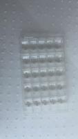 China 25 Macaron Plastic Trays with Food Grade PET 0.55mm Thickness and Reusable Design for Macaron Packaging for sale