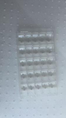 China 25 Macaron Plastic Trays with Food Grade PET 0.55mm Thickness and Reusable Design for Macaron Packaging for sale